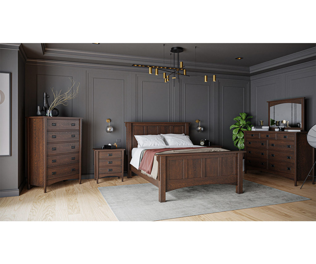 Arts & Crafts Bed - Midwest Woodworks