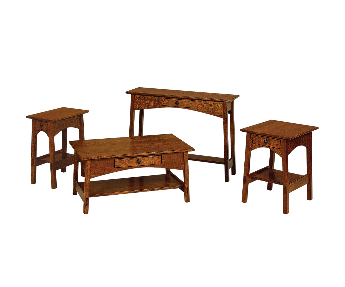 McCoy Open Occasional Tables - Midwest Woodworks McCoy Open Occasional Tables - Midwest Woodworks