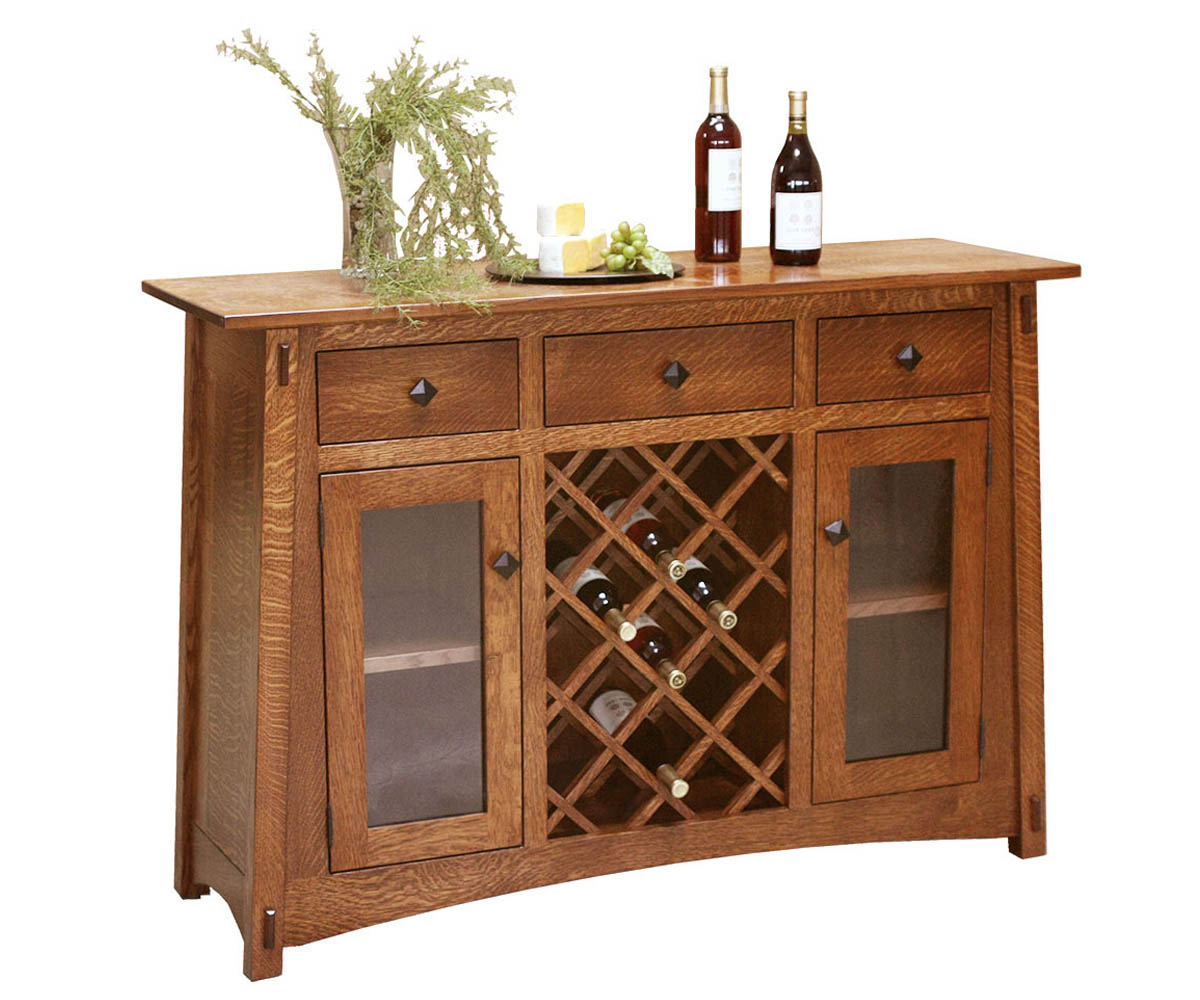 McCoy 54" Wine Buffet - Midwest Woodworks