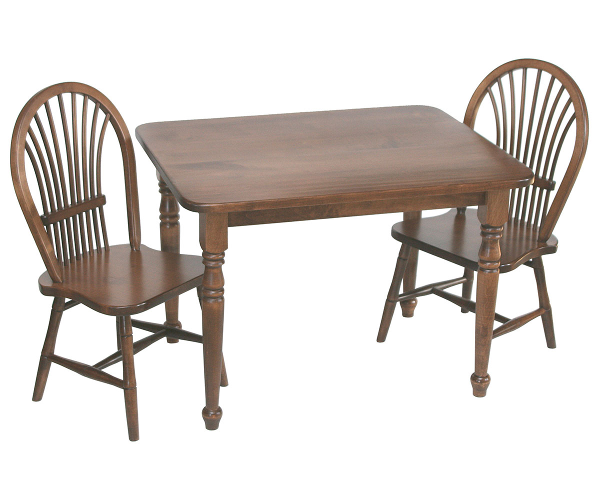 Child's Rectangle Table - Midwest Woodworks