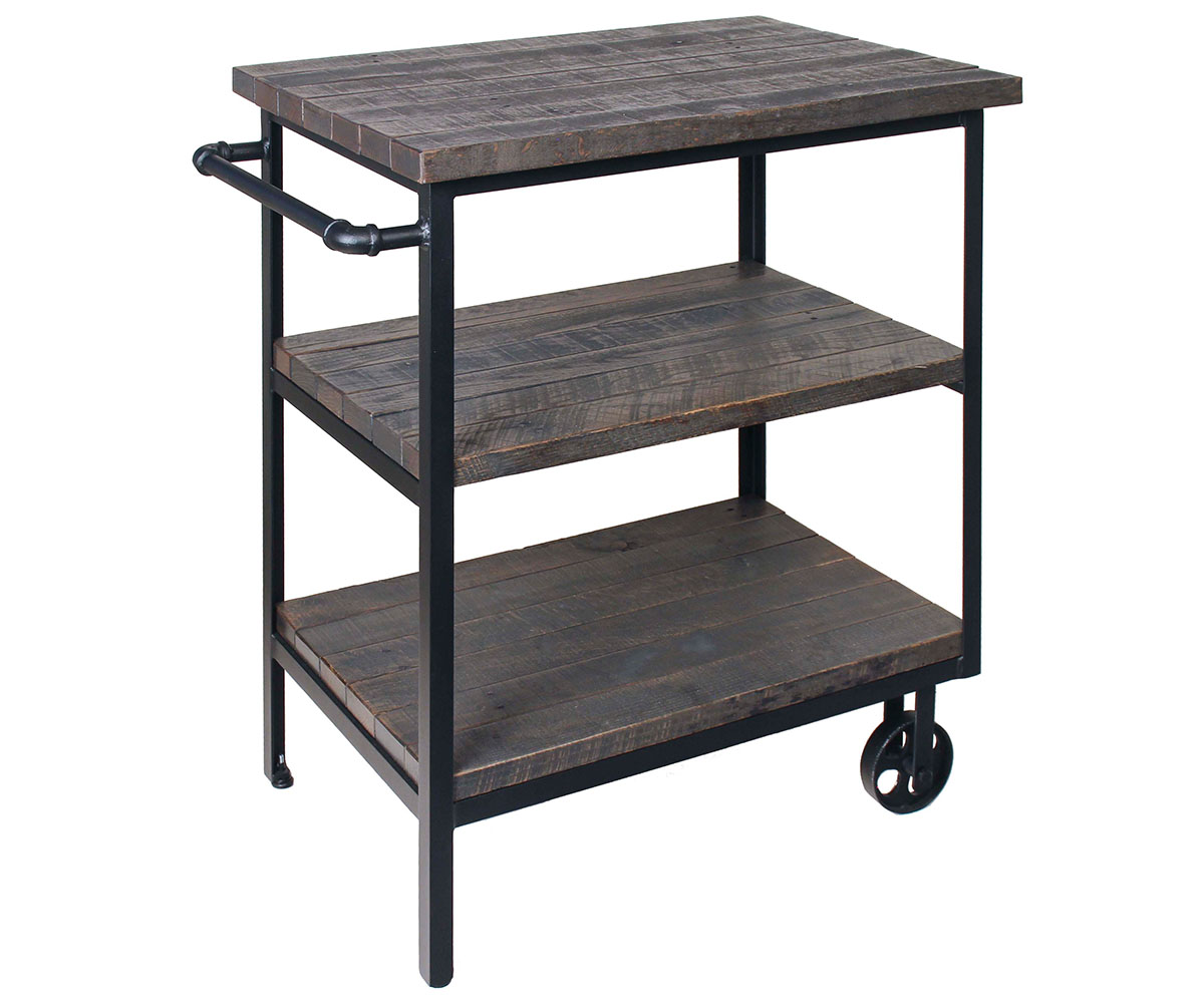 Rustic Tea Cart - Midwest Woodworks