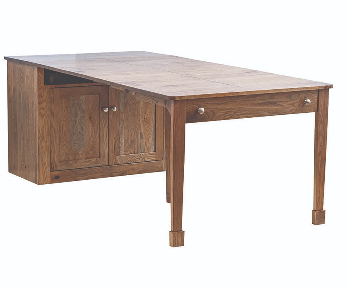 Jasper Pullout Table - Midwest Woodworks